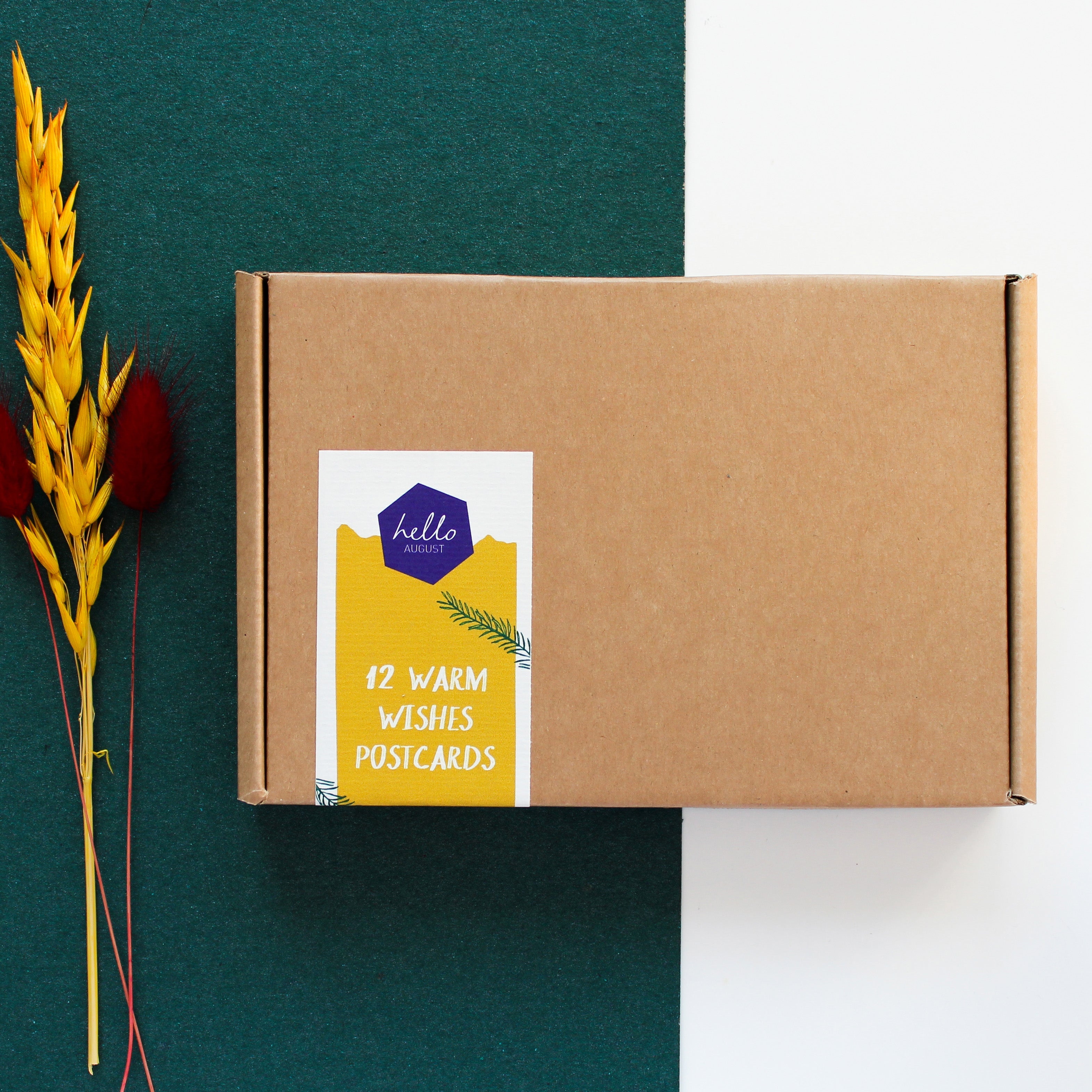 12 WARM WISHES POSTCARDS – hello-august-wholesale.be